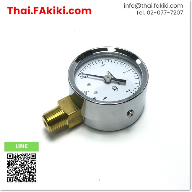 (A)Unused, 50A-N01N Pressure gauge, เกจวัดความดัน สเปค R1/4, NISSHIN G – Thai.FAkiki.com