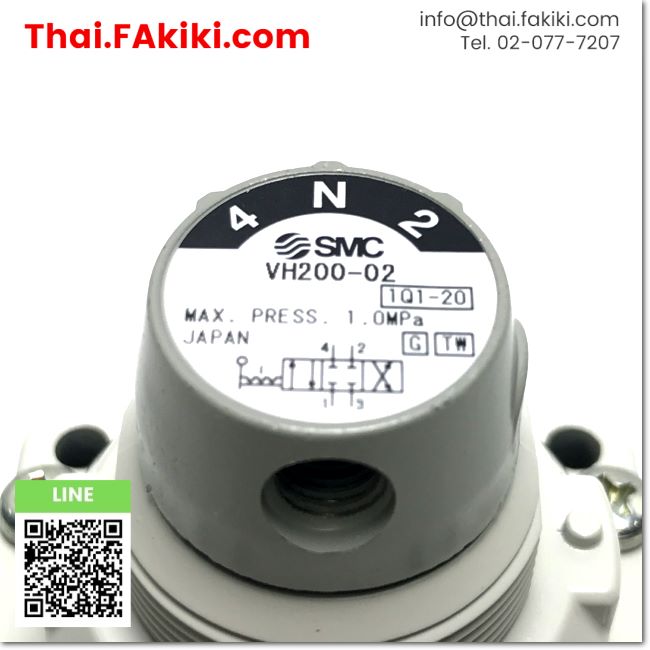 (B)Unused*, VH200-02 HAND VALVE, hand valve, VH Series specification, – Thai.FAkiki.com