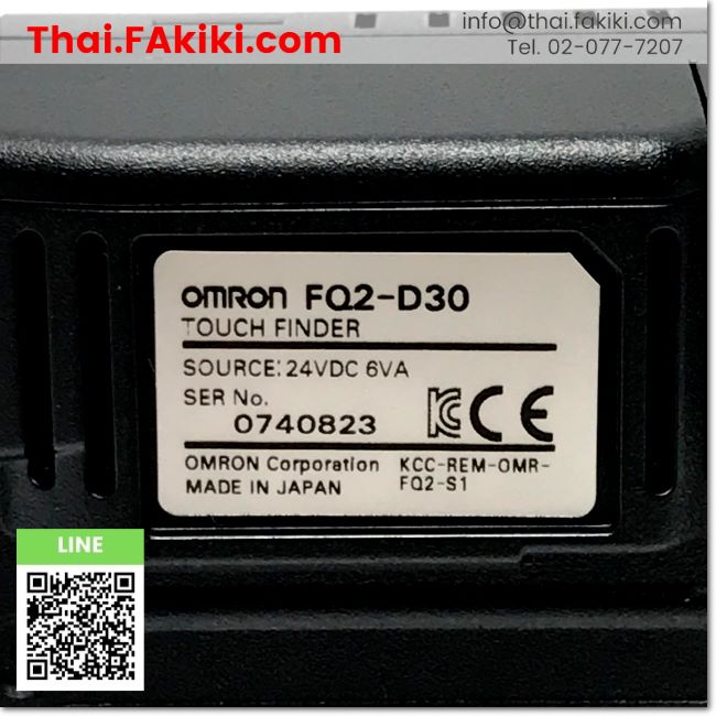 (C)Used, FQ2-D30 Controller / Monitor, เครื่องควบคุม สเปค DC24V, OMRON – Thai.FAkiki.com