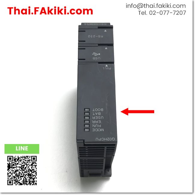 (D)Used*, Q02HCPU, CPU Module, CPU Module, MITSUBISHI – Thai.FAkiki.com