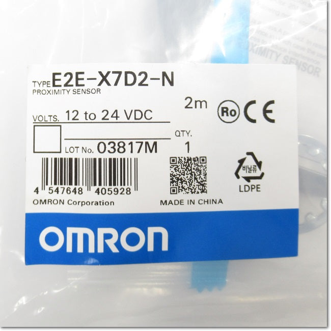 Japan (A)Unused,E2E-X7D2-N 2M スタンダードタイプ近接センサ 直流2線式 M18 NC ,อะไหล่เครื่องจักร,Machine Parts,มือ ...