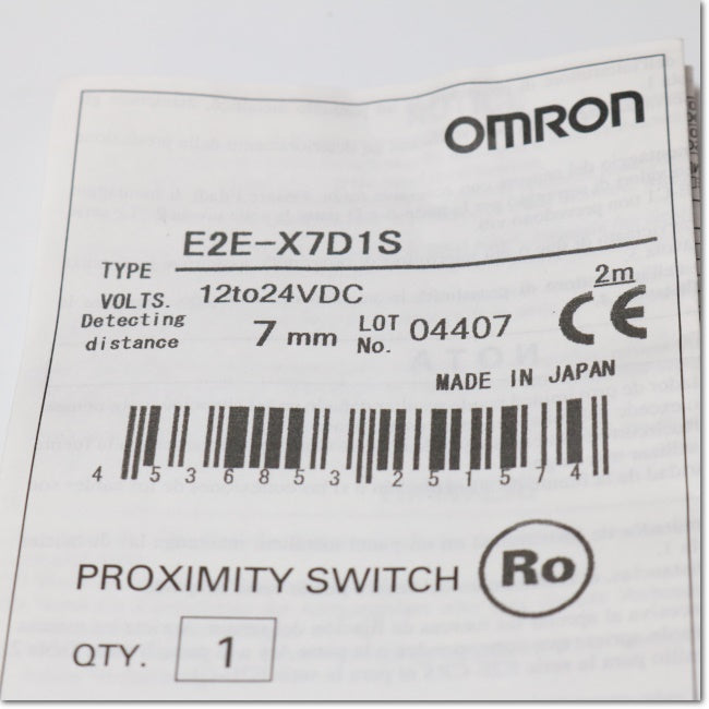 Japan (A)Unused,E2E-X7D1S スタンダードタイプ近接センサ シールドタイプ 2m M18 NO ,Machine spare parts,Machine Parts ...
