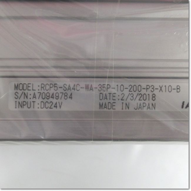 Japan (A)Unused,RCP5-SA4C-WA-35P-10-200-P3-X10-B ロボシリンダ スライダタイプ 本体幅 40mm ,อะไหล่เครื่องจักร ...