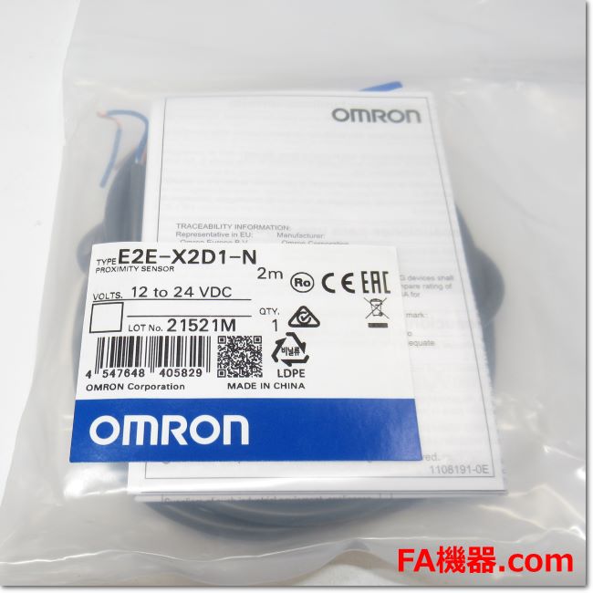 Japan (A)Unused,E2E-X2D1-N スタンダードタイプ近接センサ 直流2線式 シールドタイプ M8 NO ,อะไหล่เครื่องจักร,Machine Parts ...