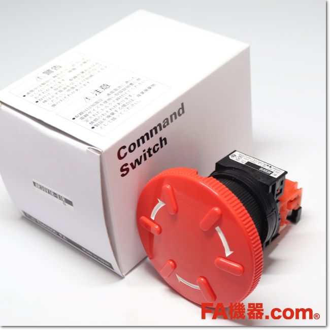 Japan (A)Unused,AR30V1R-01R φ30 非常停止用押しボタンスイッチ 超大形 1b,อะไหล่เครื่องจักร,Machine Parts,มือสอง ...