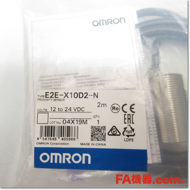 Japan (A)Unused,E2E-X10D2-N 2m スタンダードタイプ近接センサ 直流2線式 シールドタイプ M30 NC,อะไหล่เครื่องจักร,Machine ...