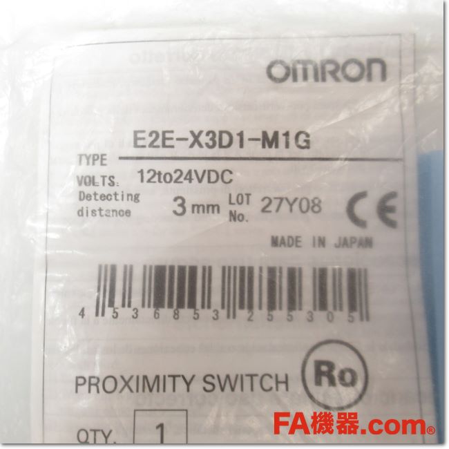 Japan (A)Unused,E2E-X3D1-M1G スタンダードタイプ近接センサ シールドタイプ 直流2線式 M12 NO M12コネクタ中継タイプ,อะไหล่เครื่องจักร ...