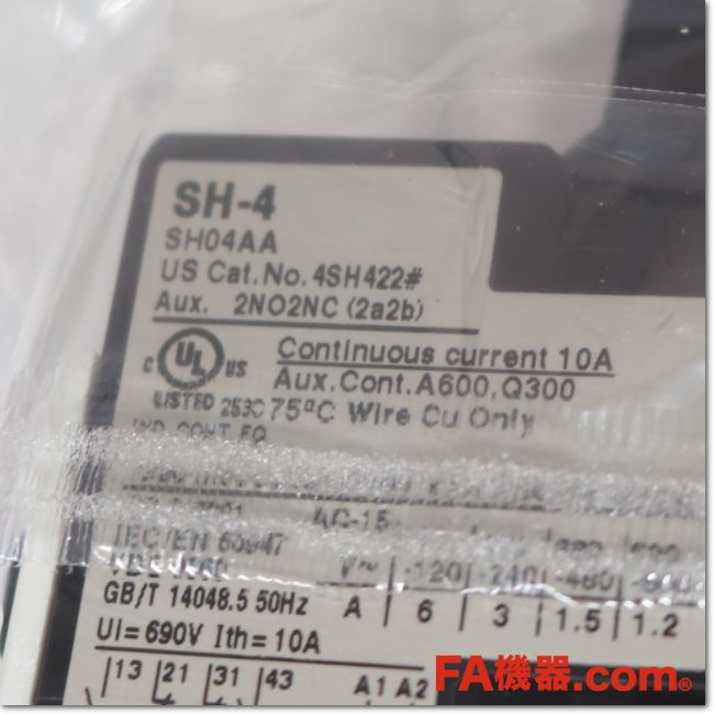 Japan (A)Unused,SH-4 AC100V 2a2b Kontakta type assisted electric appliance, machine parts ...