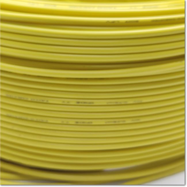 KIV(AY)LF0.75 sq. Yellow สายไฟญี่ปุ่น สเปค 1 box = 100 m./ 1.4k.g ,Tai – Thai.FAkiki.com