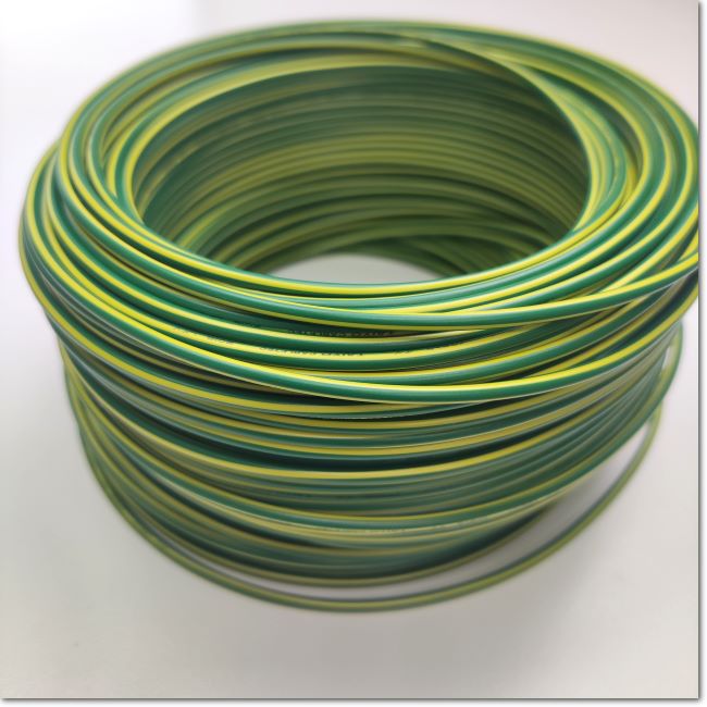 KIV(AY)LF 1.25 sq. Green/Yellow สายไฟญี่ปุ่น สเปค 1 box = 100 m./ 2.0 – Thai.FAkiki.com