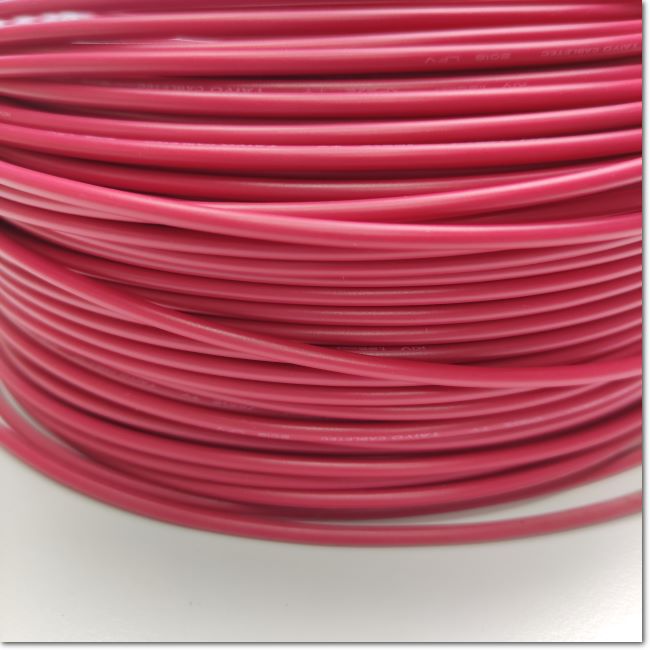 KIV(AY)LF 1.25 sq. Red Japanese wire specification 1 box = 100 m./ 2.0 – Thai.FAkiki.com
