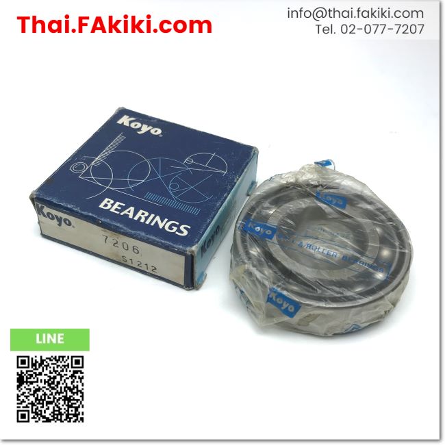 (A)Unused, 7206 BEARING, ball bearing, specification 65x20, KOYO – Thai.FAkiki.com