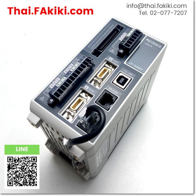(B)Unused*, LK-G3001V Laser Displacement sensor, เลเซอร์ดิสเพลสเมนต์เซ ...