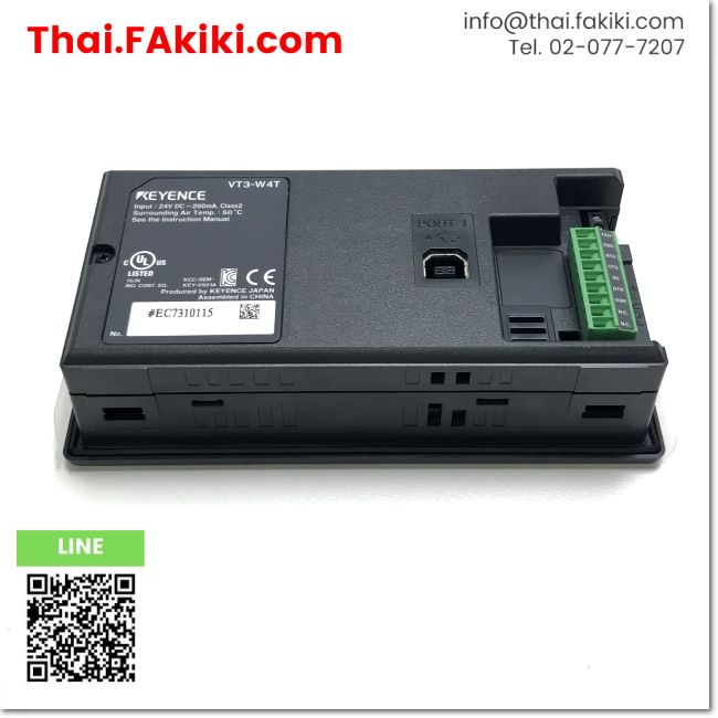 (A)Unused, VT3-W4T Touch panel, DC24V specification touch panel, KEYEN ...