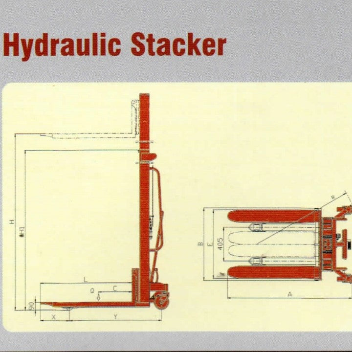 Hydraulic Stacker, BHS10-25 / BHS10-30 สเปค - , B.M.S – Thai.FAkiki.com