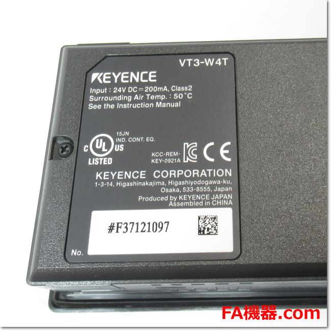 Japan (A)Unused,VT3-W4T タッチパネル 4型 ワイドTFTカラー DC24V ,อะไหล่เครื่องจักร ...