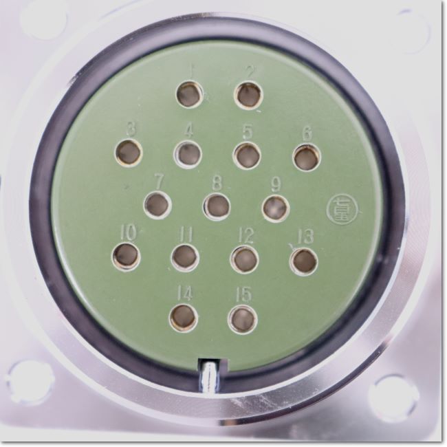 Japan (A)Unused,NCS-5415-RF メタルコネクタ パネル取付レセプタクル 2個入り ,อะไหล่เครื่องจักร ...