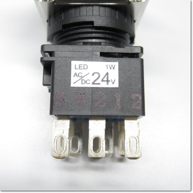 Japan (A)Unused,LB8GL-M1T24S フラッシュシルエット 照光押ボタンスイッチ 長角形 2c AC/DC24V ...