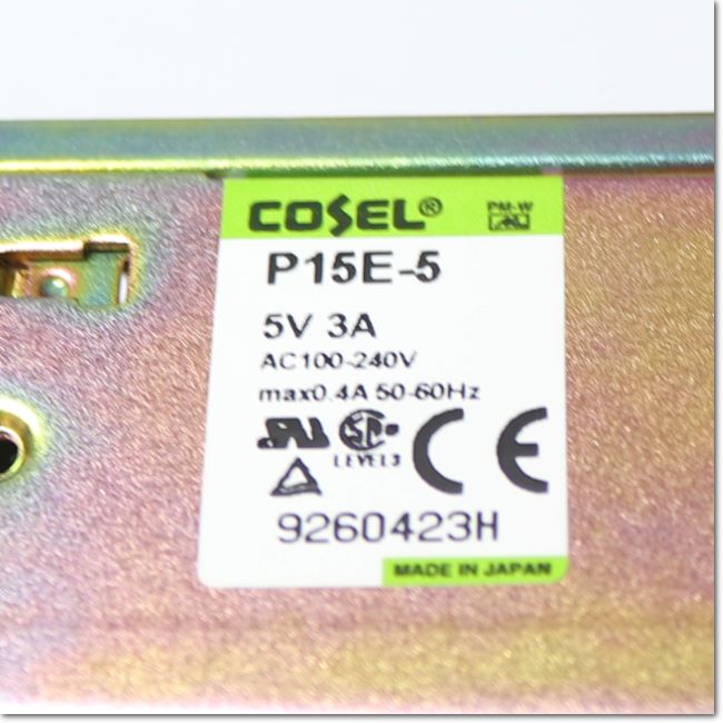 Japan (A)Unused,P15E-5 スイッチング電源 5V 3A ,machine spare parts,Machine ...