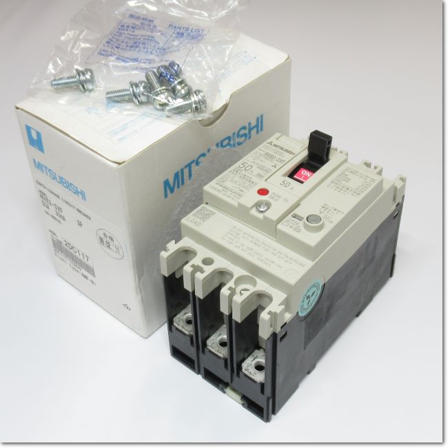 Japan (A)Unused,NV63-SVF,3P 50A 30mA 漏電遮断器 ,อะไหล่เครื่องจักร,Machine ...