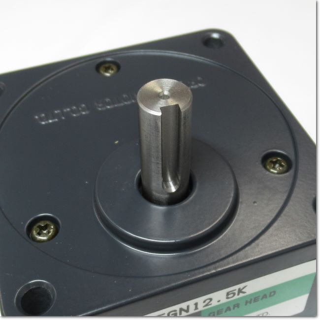 Japan (A)Unused,5GN12.5K 平行軸ギヤヘッド 取付角90mm 減速比12.5 ,อะไหล่เครื่องจักร ...