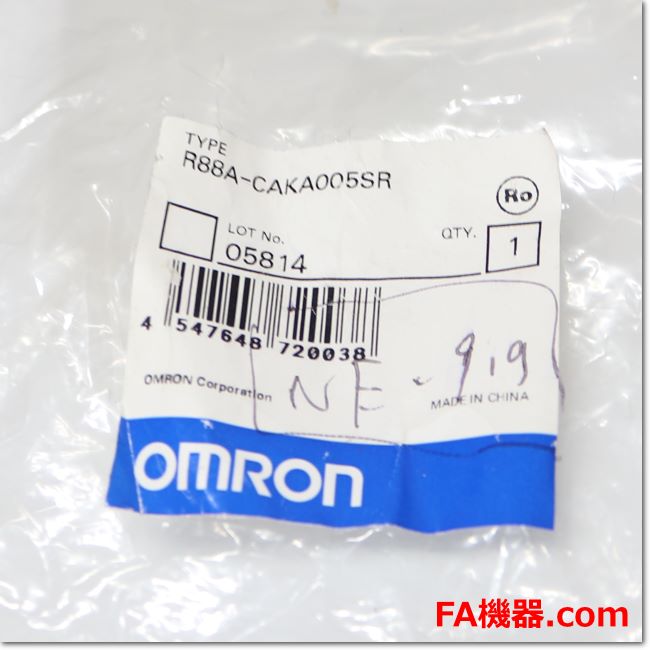 Japan (A)Unused,R88A-CAKA005SR 動力ケーブル 5m ,อะไหล่เครื่องจักร,Machine ...