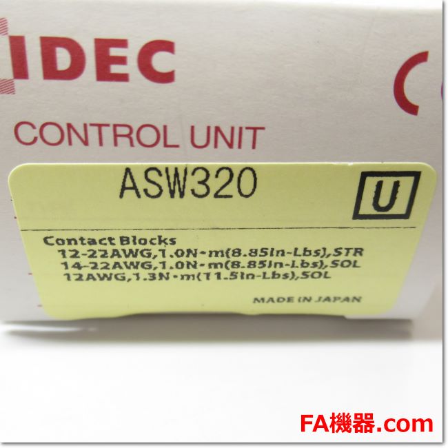 Japan (A)Unused,ASW320 φ22 セレクタスイッチ 矢形ハンドル 45° 3ノッチ 2a ,อะไหล่ ...