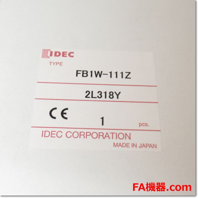 Japan (A)Unused,FB1W-111Z φ22 樹脂製コントロールBOX ,อะไหล่เครื่องจักร,Machine ...