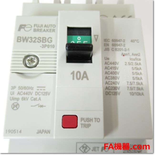 Japan (A)Unused,BW32SBG,3P 10A parts, machine parts, Machine Parts ...