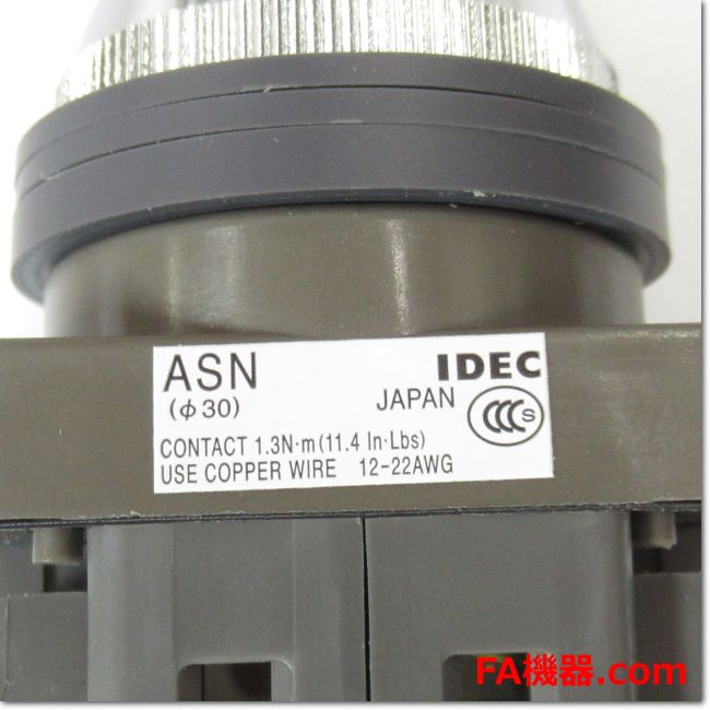 Japan (A)Unused,ASN311 φ30 セレクタスイッチ 90°1a1b 2ノッチ 各位置停止端子カバー付 ...