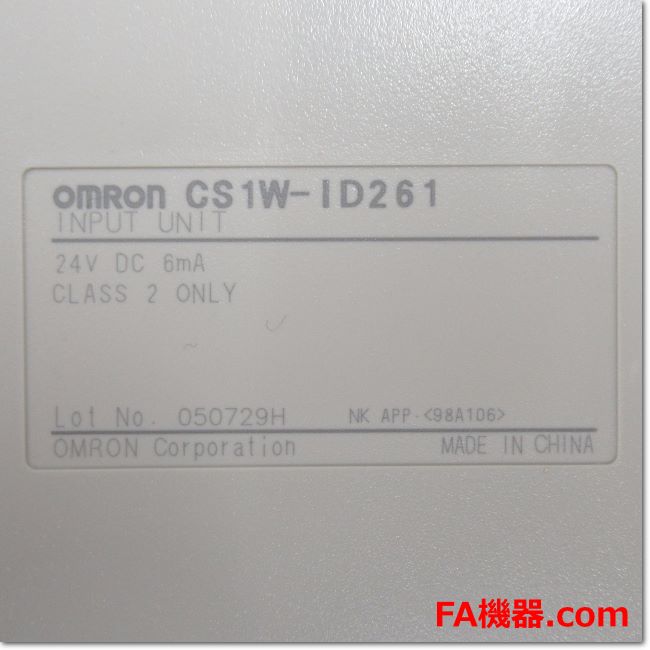 Japan (A)Unused,CS1W-ID261 DC入力ユニット 入力64点 ,machine spare parts,Machine ...