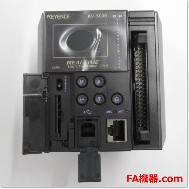 Japan (A)Unused,KV-5000 Ethernet 内蔵 CPUユニット Ver.2.0 ,Machine spare ...