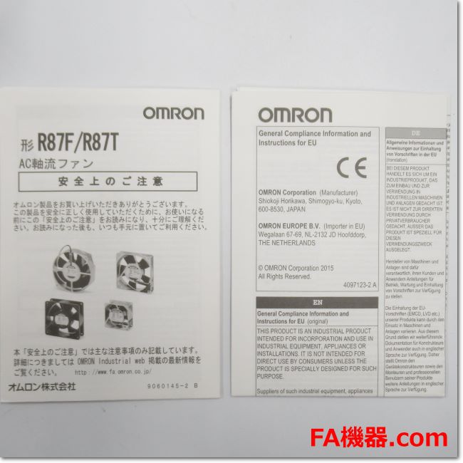 Japan (A)Unused,R87F-A4A15HP AC軸流ファン 120×t25mm AC200V ,อะไหล่ ...