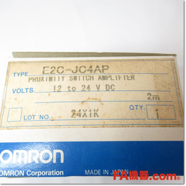 Japan (A)Unused,E2C-JC4AP 2M アンプ分離近接センサ ボリウムタイプ ,อะไหล่เครื่องจักร,Machine Parts,มือสอง ...