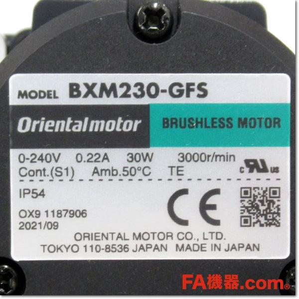Japan (A)Unused,BXM230-15FR ブラシレスモータ 取付角60mm 中空軸フラットギヤヘッド ,อะไหล่เครื่องจักร,Machine Parts,มือ ...