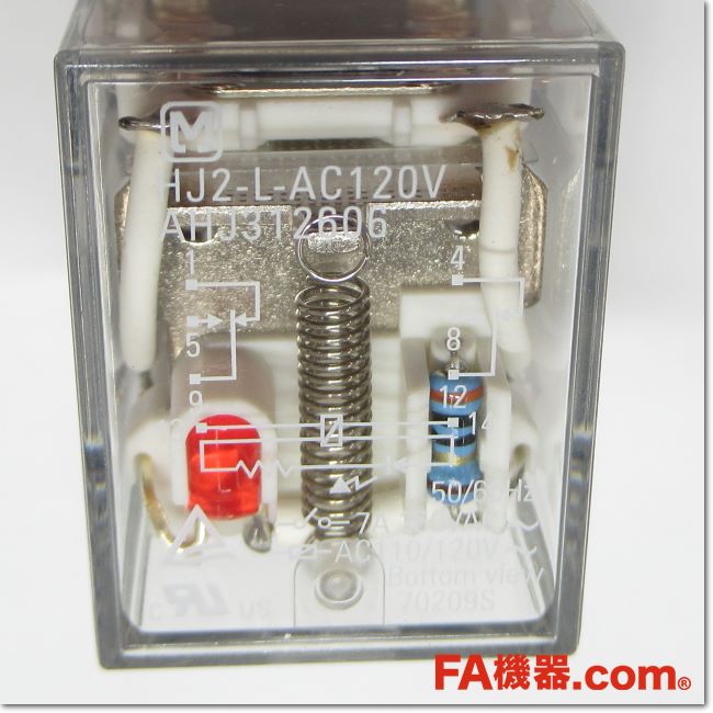 Japan (A)Unused,HJ2-L-AC120V [AHJ312606] HJリレー AC120V ,อะไหล่ ...