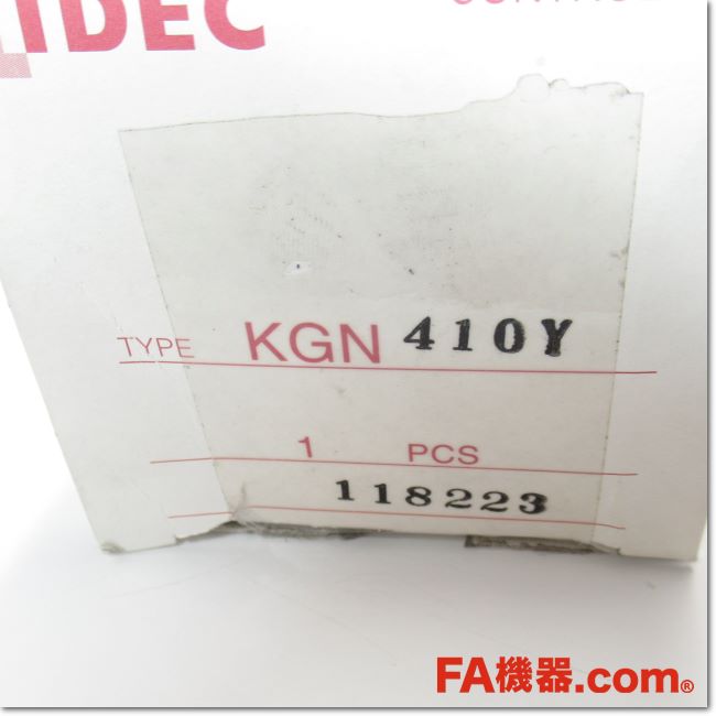 Japan (A)Unused,KGN410Y φ30 コントロールボックス IP40 4点用 穴なし ,อะไหล่เครื่องจักร ...