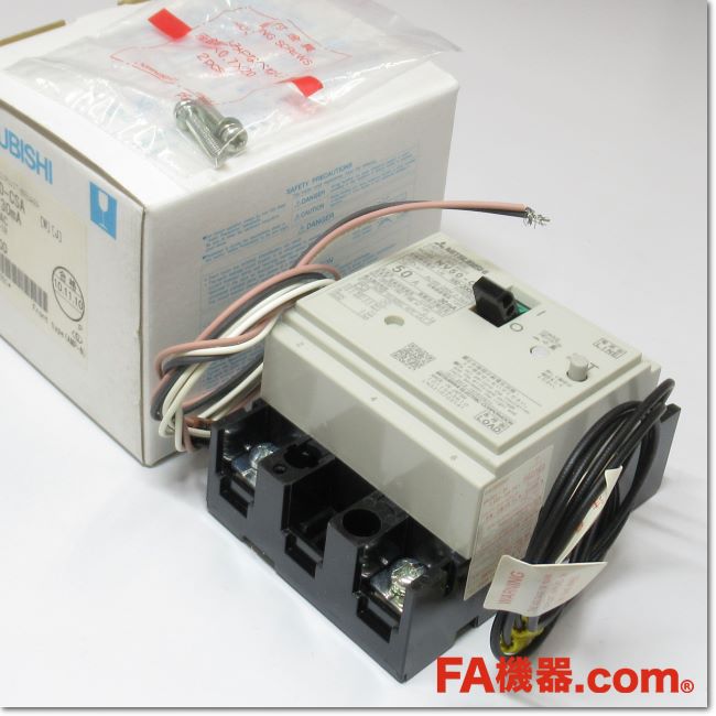 Japan (A)Unused,NV50-CSA 2P 50A 30mA AX-1LS TBL-1R 漏電遮断器 補助スイッチ、テストリード線 ...