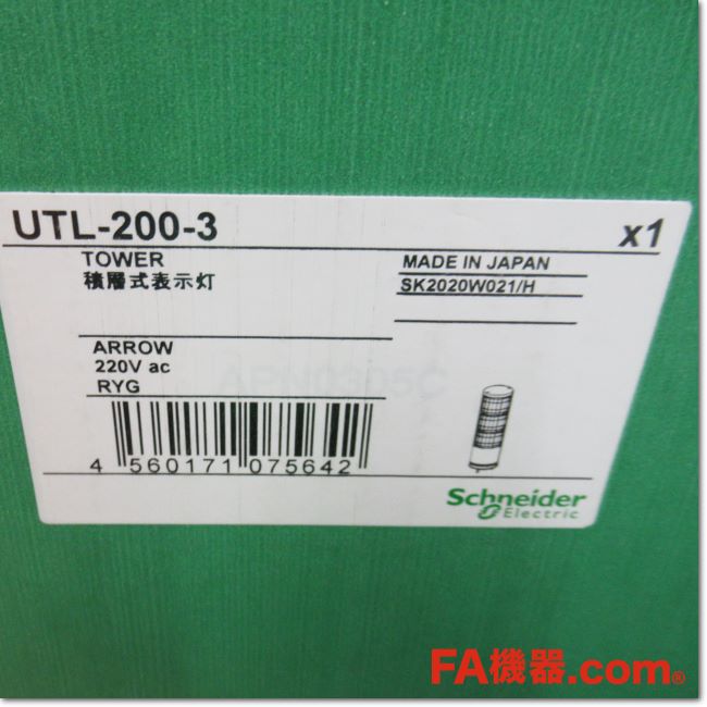 Japan (A)Unused,UTL-200-3RYG AC220V φ100 積層式LED表示灯 直付けタイプ,machine parts ...