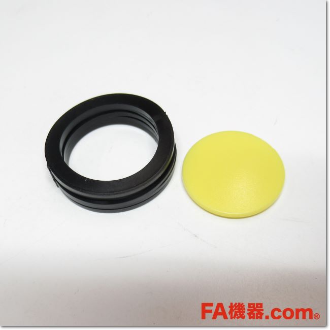 Japan (A)Unused,AM22F0R-10YZM φ22 押しボタンスイッチ 平形 1a 金属リング,อะไหล่ ...