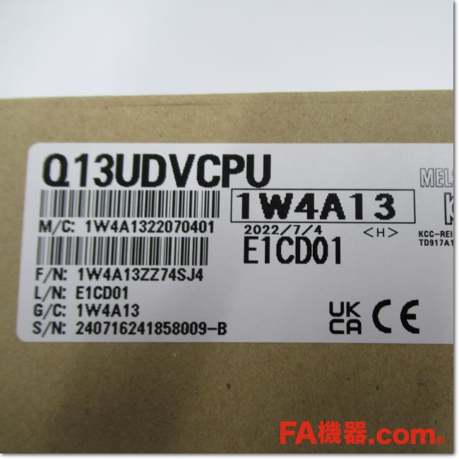 Japan (A)Unused,Q13UDVCPU ユニバーサルモデル高速タイプQCPU,อะไหล่เครื่องจักร,Machine ...