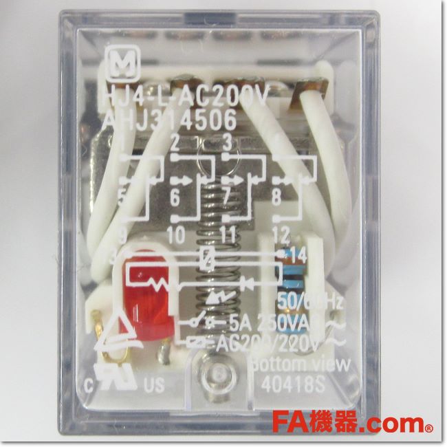 Japan (A)Unused,HJ4-L-AC200V [AHJ314506] HJリレー LED表示付,อะไหล่เครื่องจักร,Machine Parts,มือสอง ...