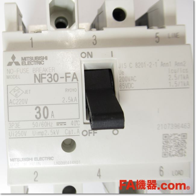 Japan (A)Unused,NF30-FA 3P 30A ノーヒューズ遮断器,machine spare parts,Machine ...