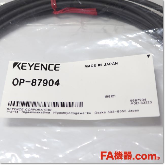 Japan (A)Unused,OP-87904 IVシリーズ用 センサヘッド-アンプ間ケーブル 5m,อะไหล่เครื่องจักร ...