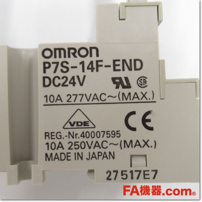 Japan (A)Unused,P7S-14F-END DC24V 角形ソケット 14ピン,อะไหล่เครื่องจักร,Machine ...