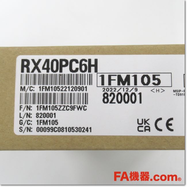 Japan (A)Unused,RX40PC6H 入力ユニット,อะไหล่เครื่องจักร,Machine Parts,มือสอง ...