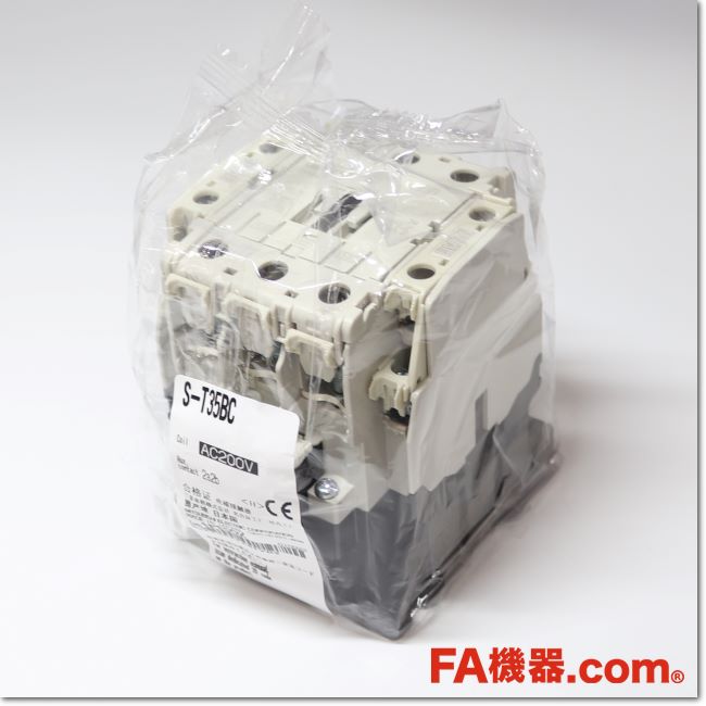 Japan (A)Unused,S-T35BC AC200V 2a2b 電磁接触器 配線合理化端子付,อะไหล่เครื่องจักร ...