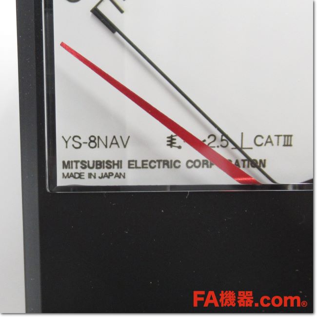 Japan (A)Unused,YS-8NAV 0-300V DRCT BR 交流電流計 ダイレクト計器 赤針付,อะไหล่ ...