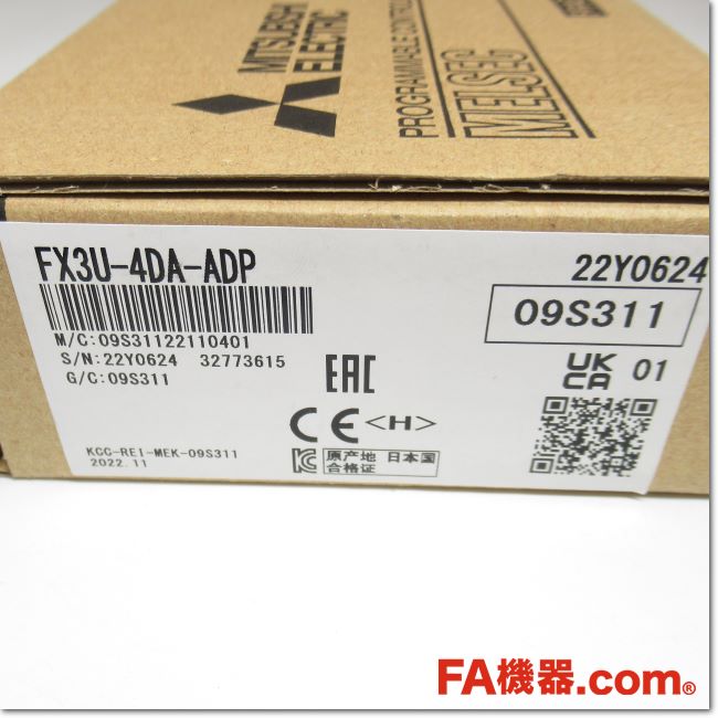 Japan (A)Unused,FX3U-4DA-ADP 4ch,machine spare parts,Machine Parts ...