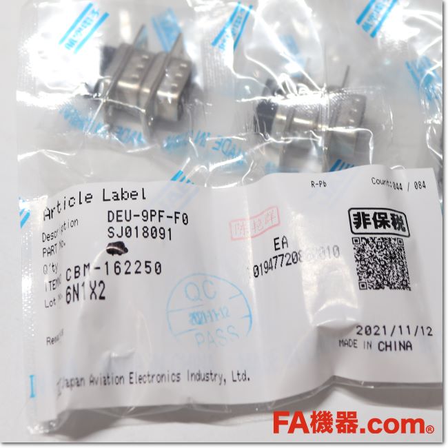 Japan (A)Unused,DEU-9PF-F0 D-subコネクタプラグ9P 30個セット,อะไหล่เครื่องจักร ...